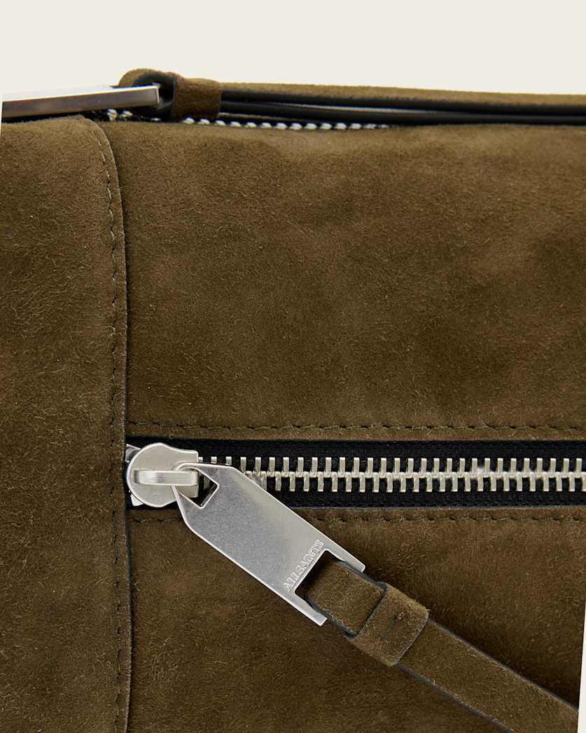 Vega Suede Mini Bag Olive Green | ALLSAINTS US